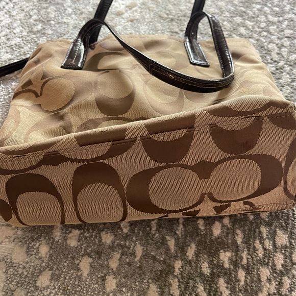 Coach | Bags | Authentic Coach Brown Logo Pocketbook | Poshmark